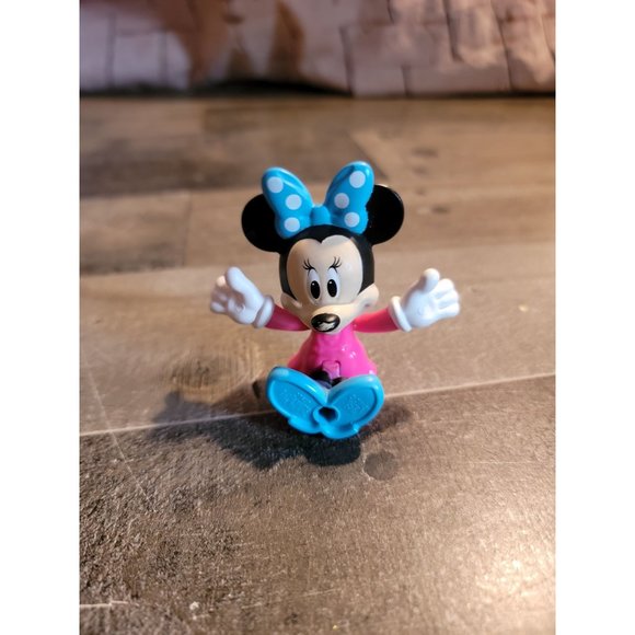 Unbranded | Holiday | Minnie Mouse Disney Pink Blue Toy Figure | Poshmark